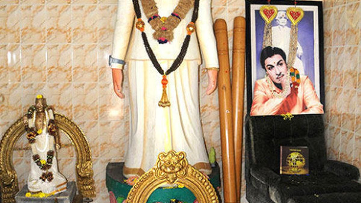 MGR temple at Nathamedu gears to receive fans - The Hindu
