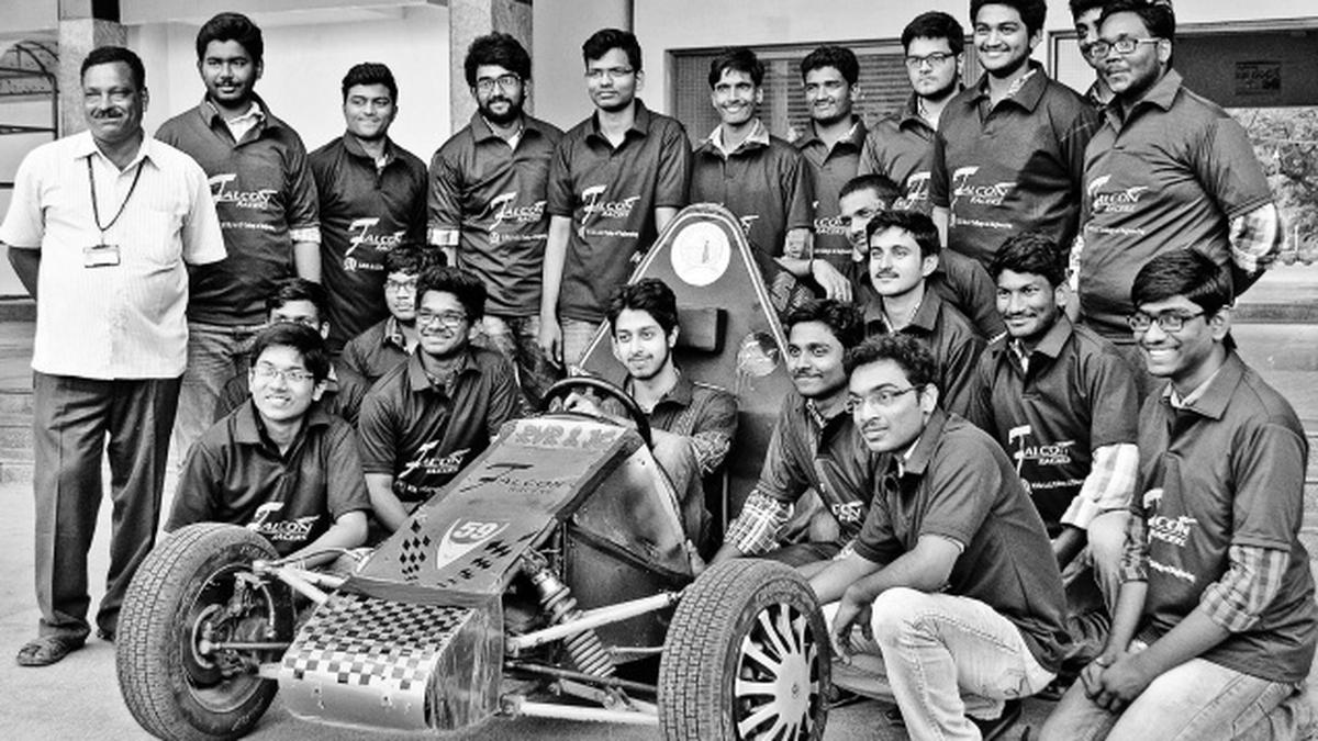 RVR College of Engineering students design hybrid car - The Hindu