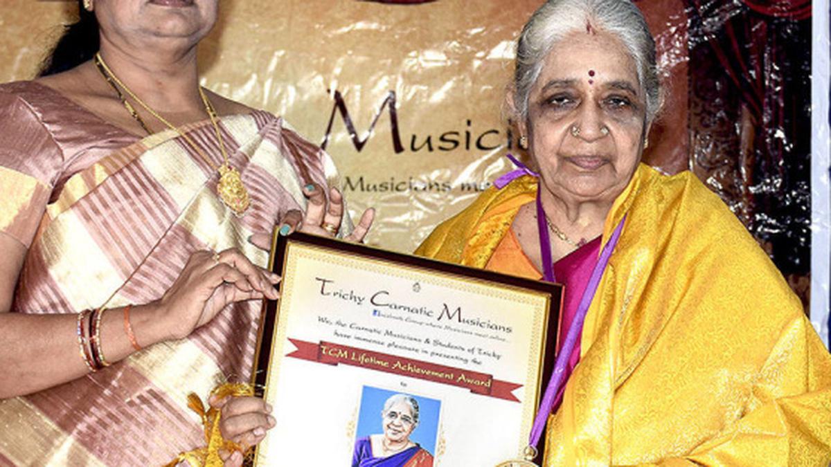 Vocalist honoured - The Hindu