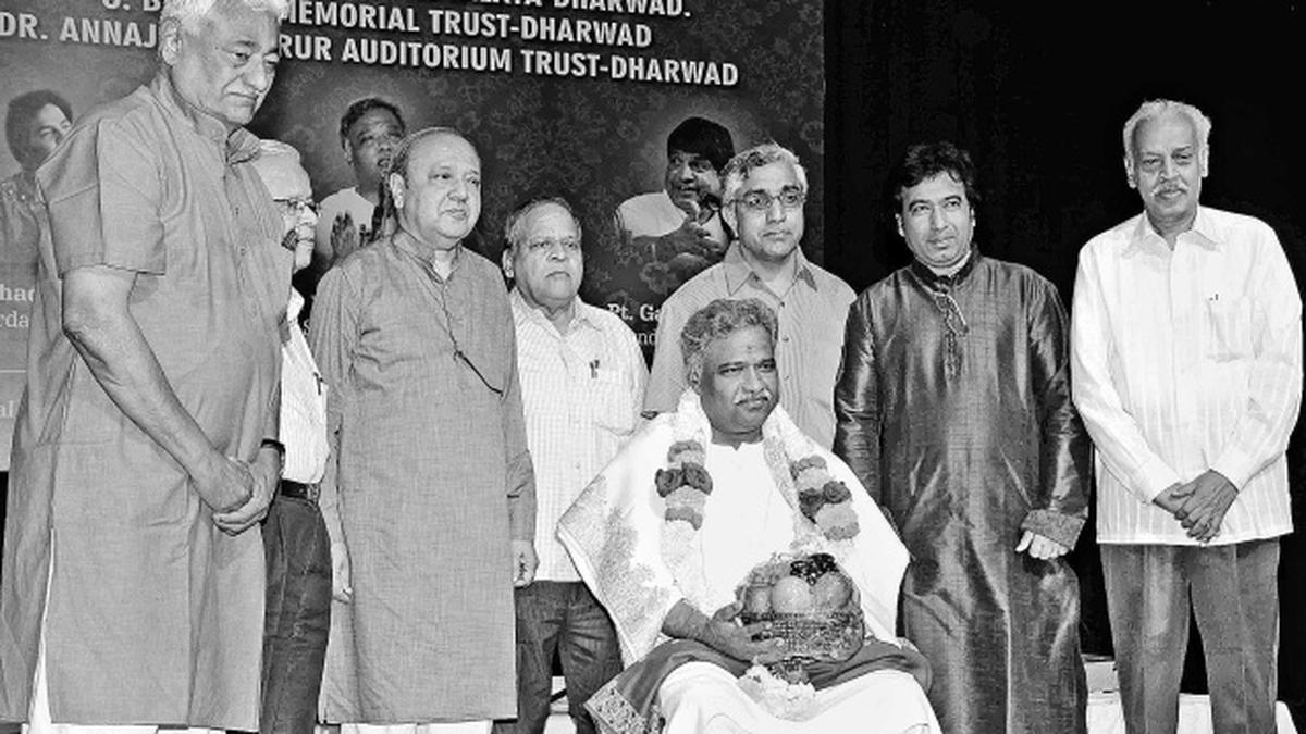 Pandit M. Venkatesh Kumar felicitated - The Hindu