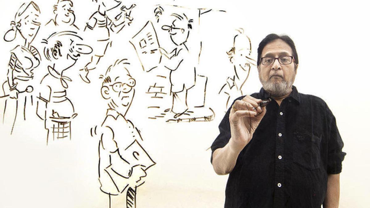 Bhargavii mani tells us how this photo of Cartoonist Madhan came to be ...