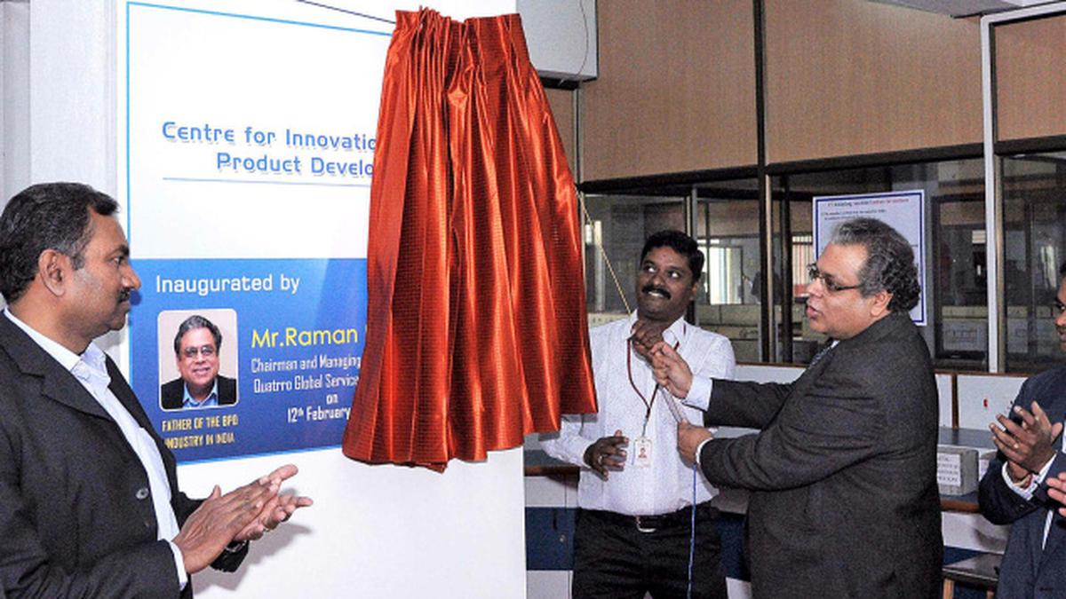 Centre for innovation inaugurated - The Hindu