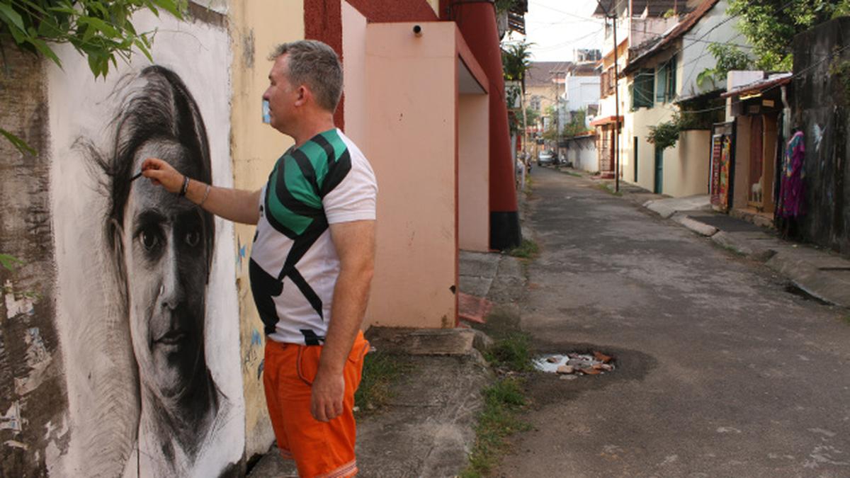 Australian artist Daniel Connell on travelling art show - The Hindu