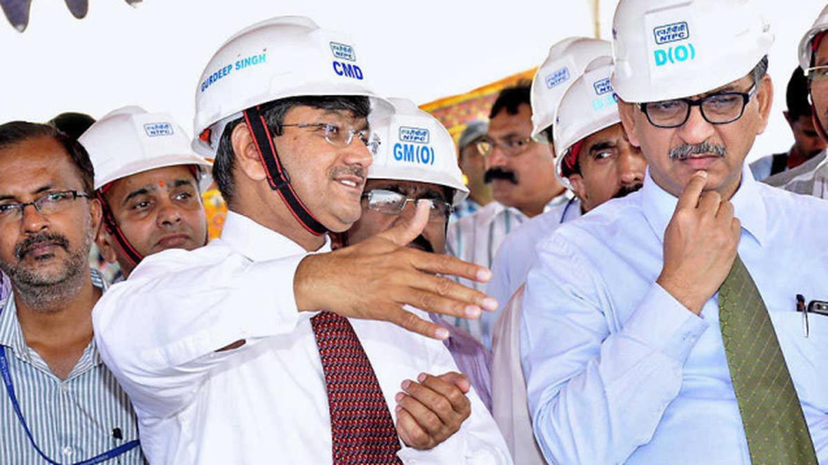 NTPC chairman visits thermal power project site - The Hindu