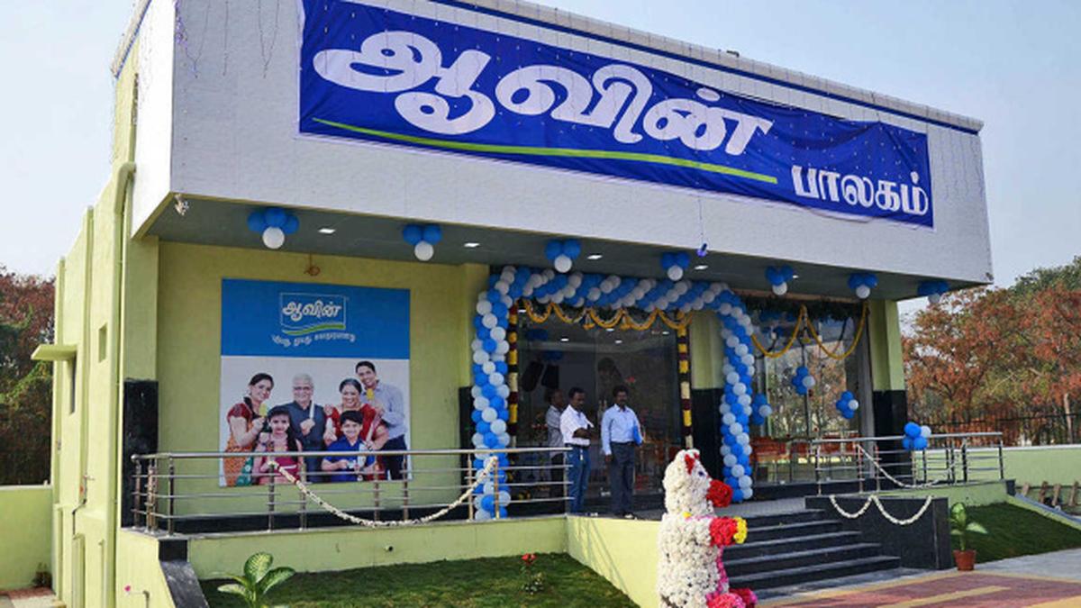 Hi-tech Aavin milk parlour comes up in Salem - The Hindu
