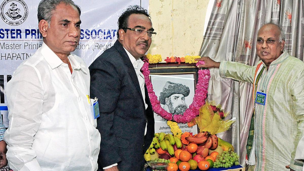 Printers’ Day: Gutenberg remembered, four honoured - The Hindu