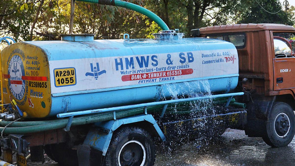 HMWSSB to deliver tankers on same day in summer - The Hindu