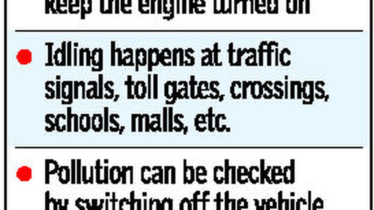 Switch off your engine at junctions, it’s OK! - The Hindu