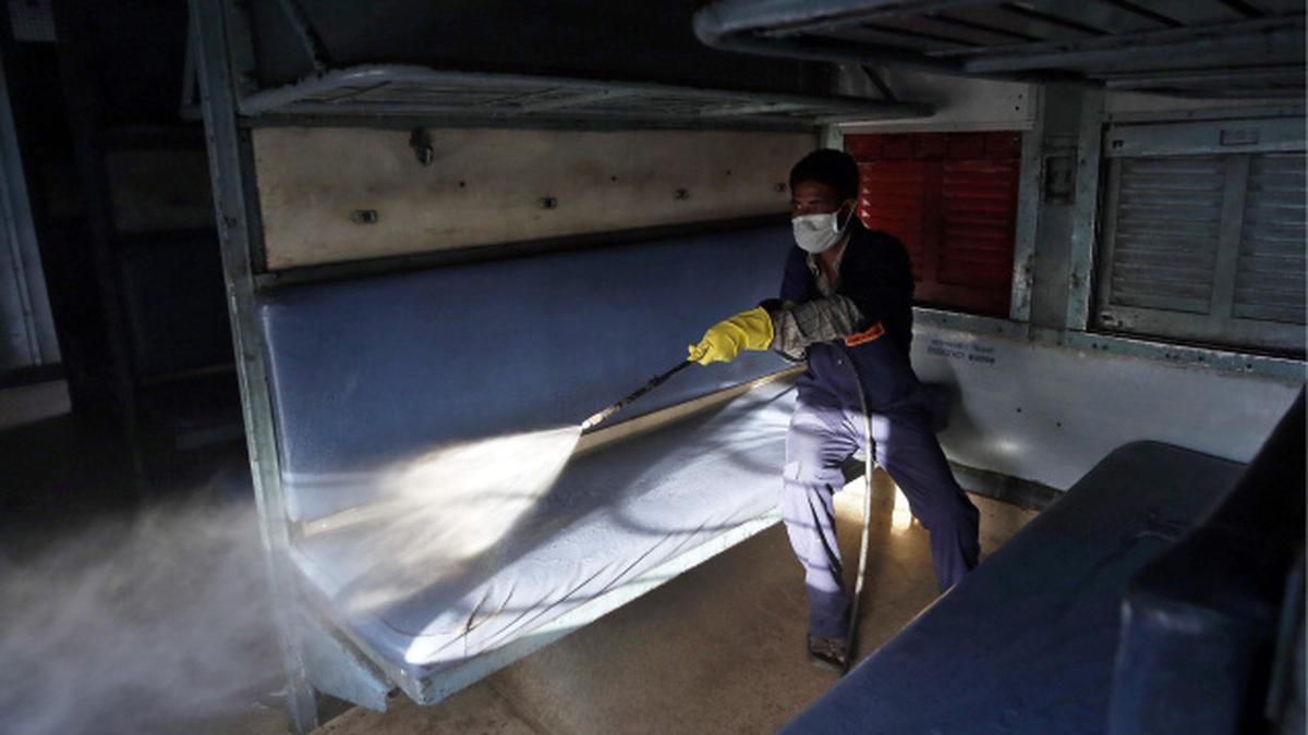 Railways launch online ‘clean my coach’ service - The Hindu