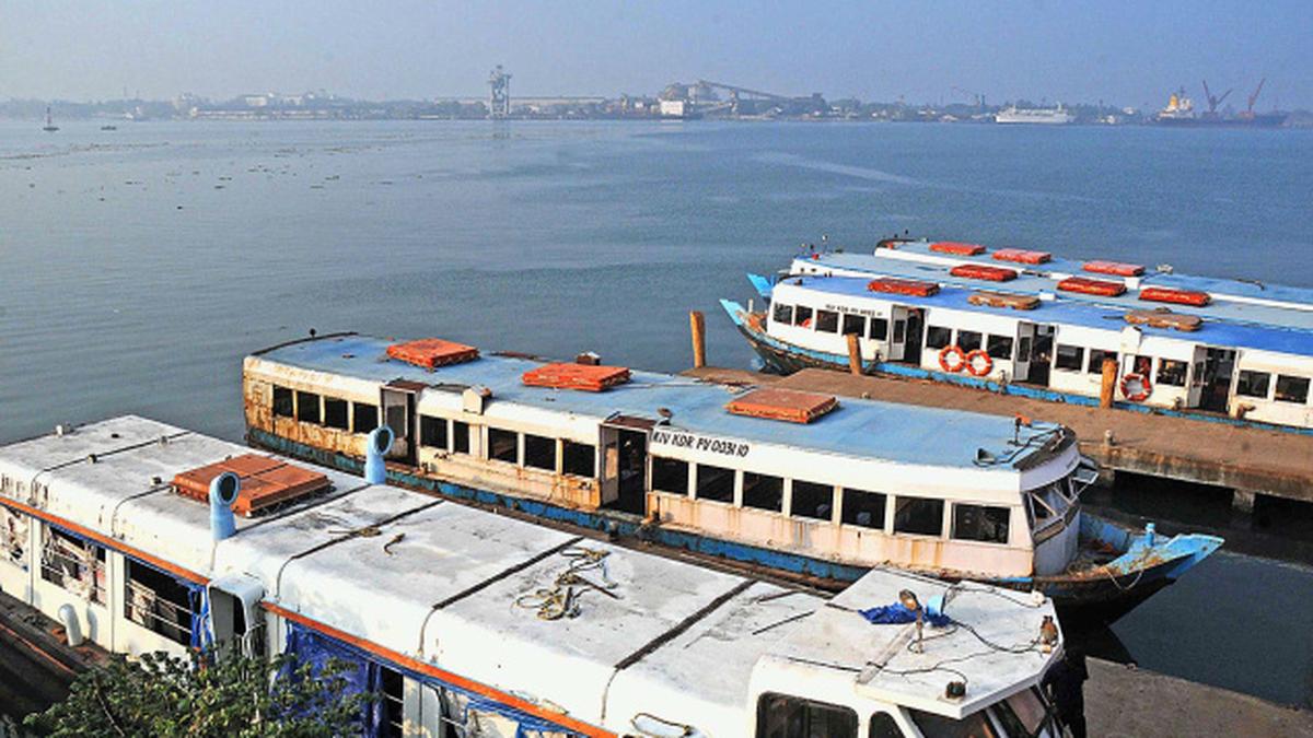 Fleet of modern ferries for Kochi waters - The Hindu