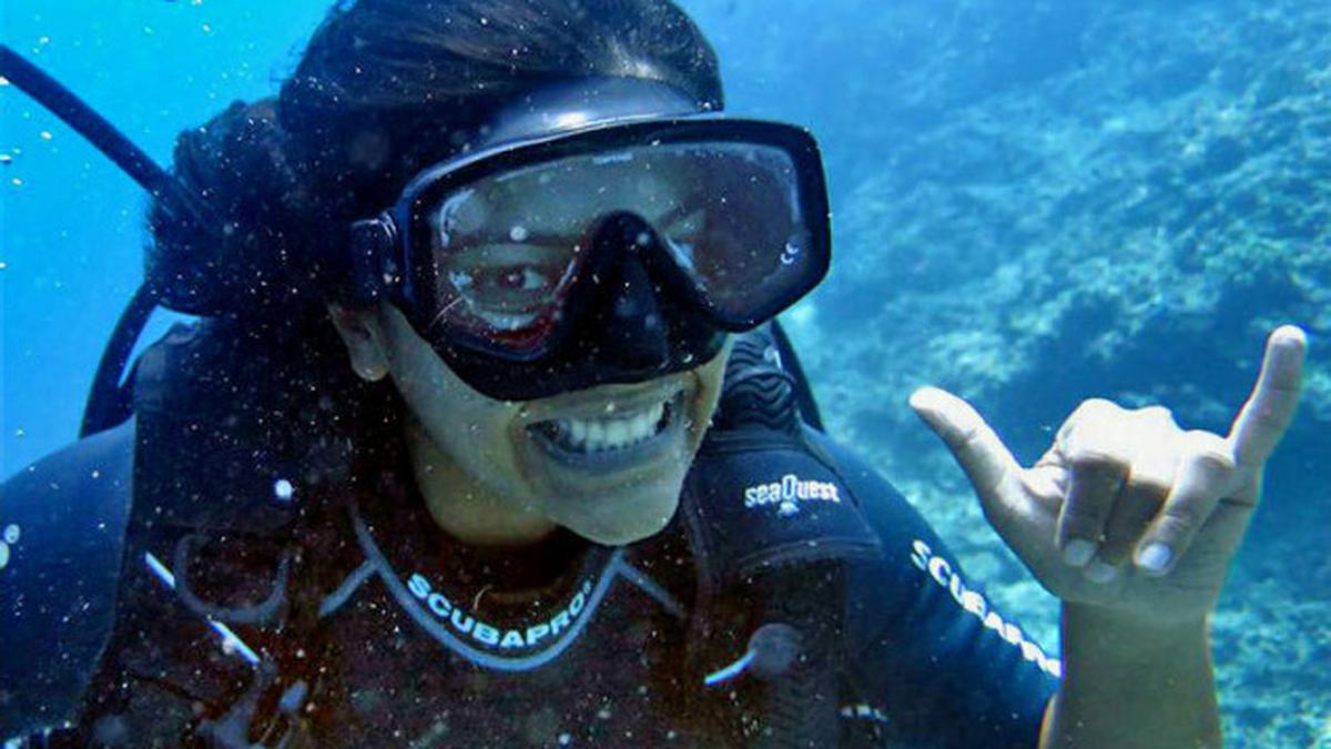 Meet Anisha Kumar. Her typical day involves diving into the deep blue ...