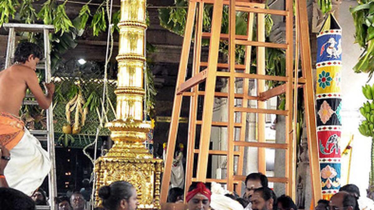 Panguni Uthiram festival begins in Palani - The Hindu