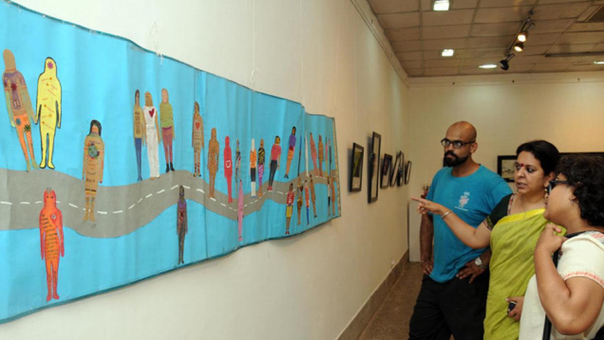 Survivors of sexual violence tell their stories through art - The Hindu