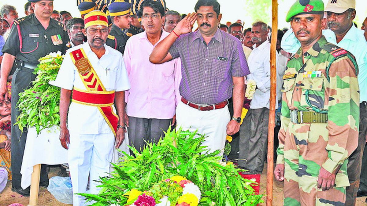 Soldier laid to rest - The Hindu
