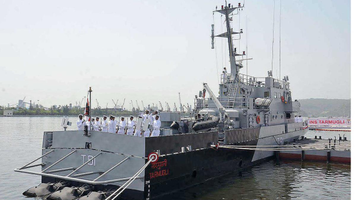 INS Tarmugli joins Eastern Fleet - The Hindu