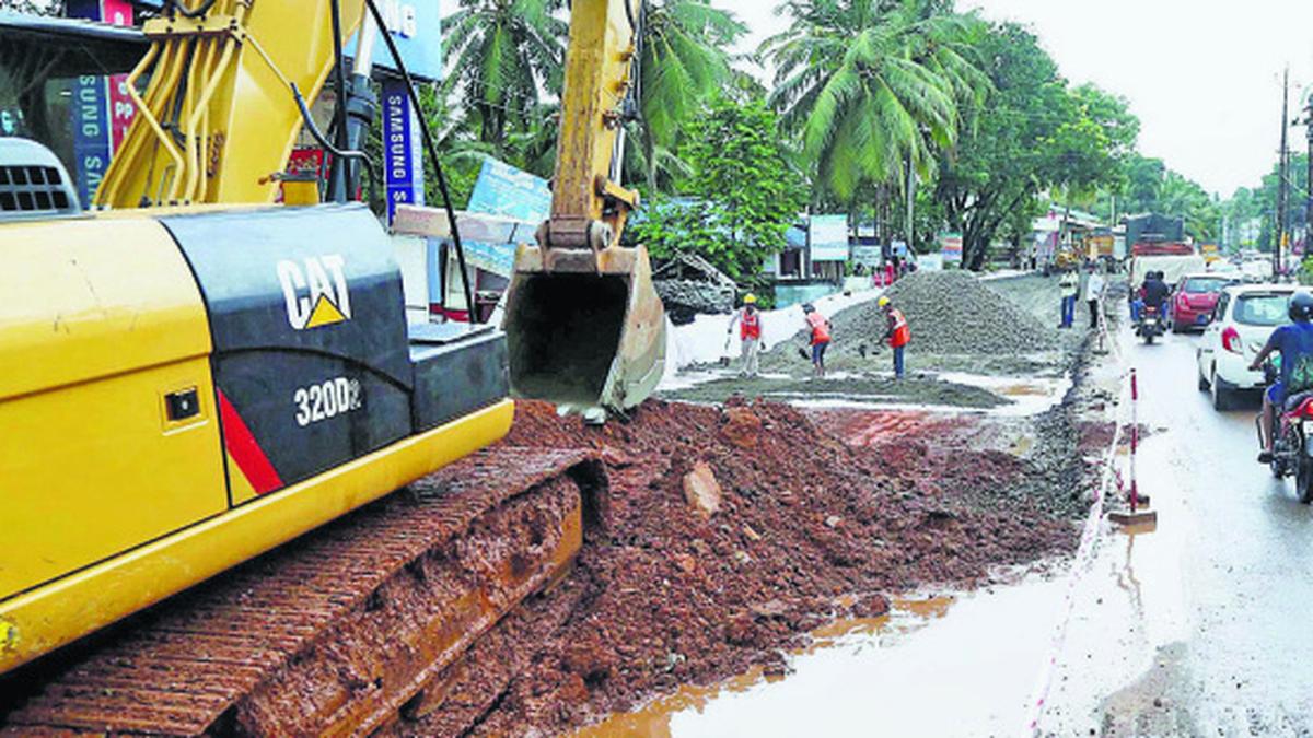 MC Road work progressing - The Hindu