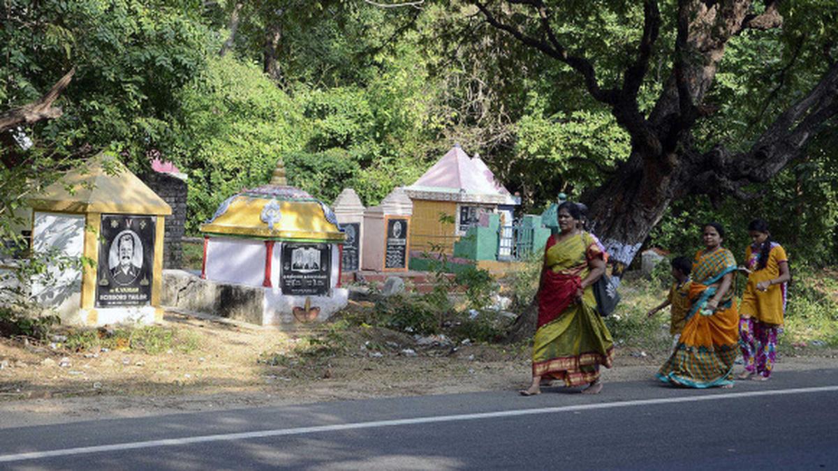 Forests along girivalam path turning into graveyards - The Hindu