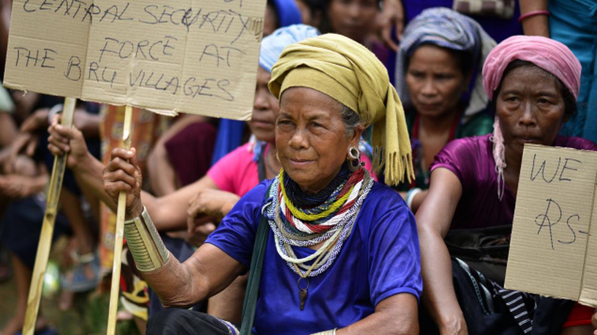 Officials meet Reang refugees in Tripura over return to Mizoram - The Hindu