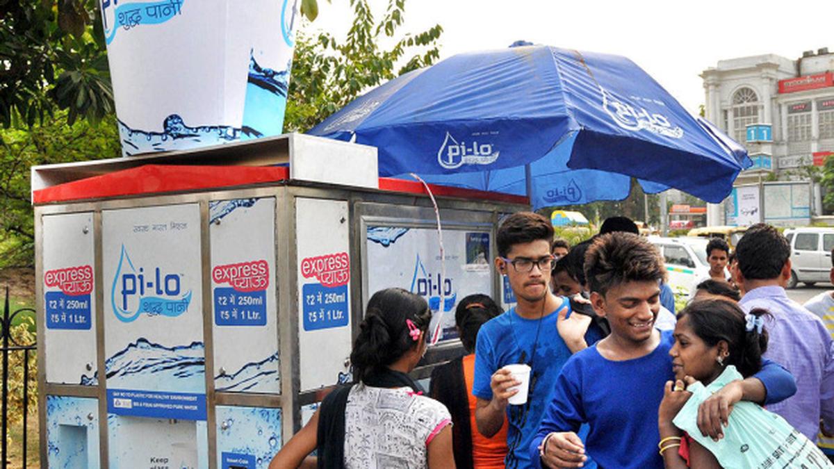 Quench your thirst: chilled mineral water for Rs. 2 only - The Hindu