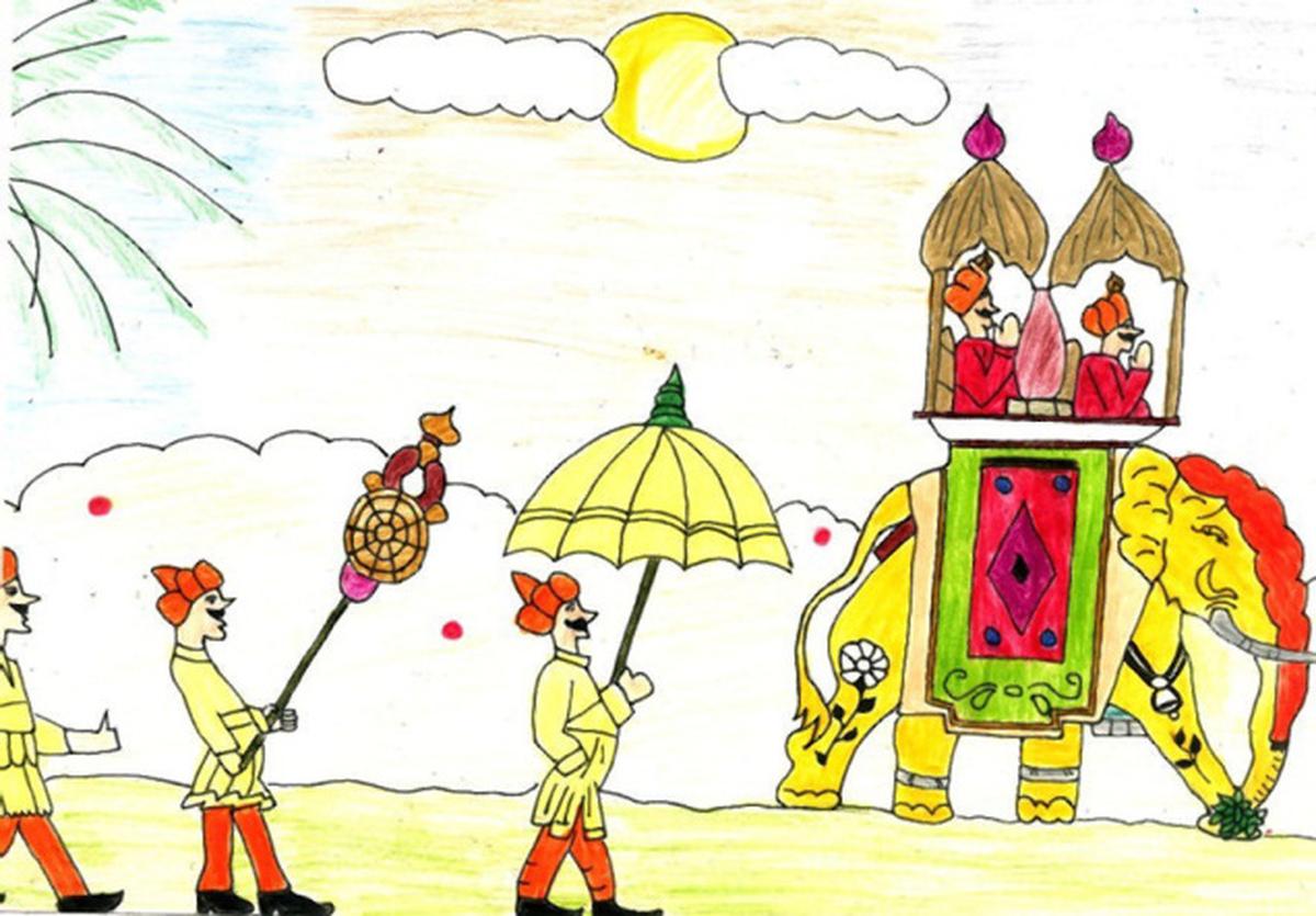 Drawings from India for Scrapbook - The Hindu