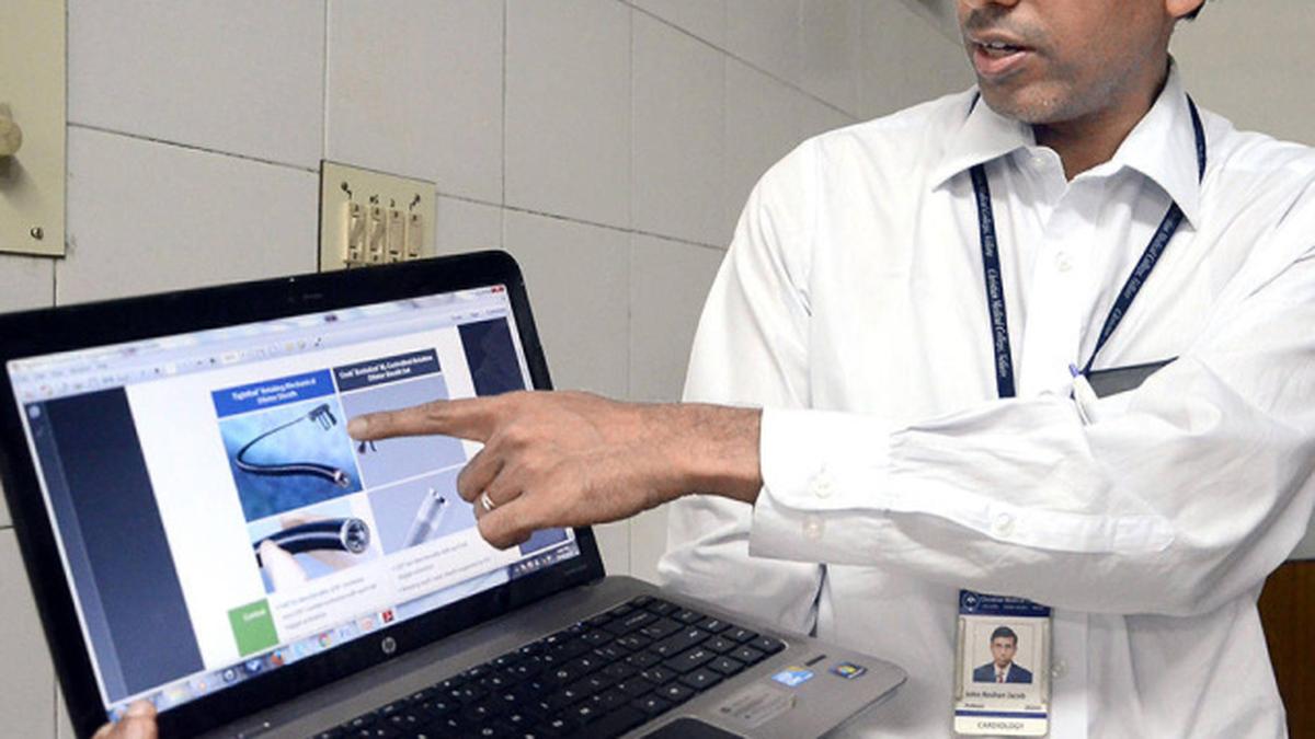 Novel procedure by CMC doctors helps avoid open heart surgery - The Hindu