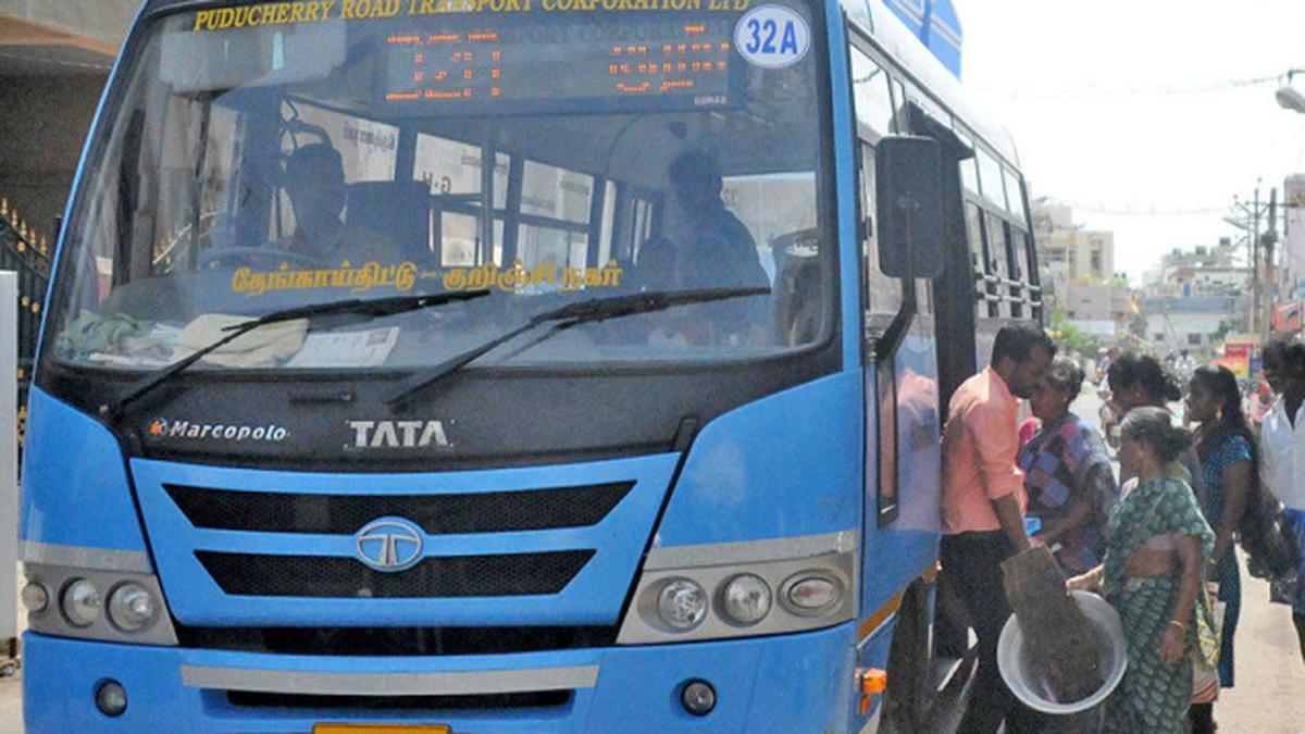 5 new mini buses added to PRTC fleet - The Hindu