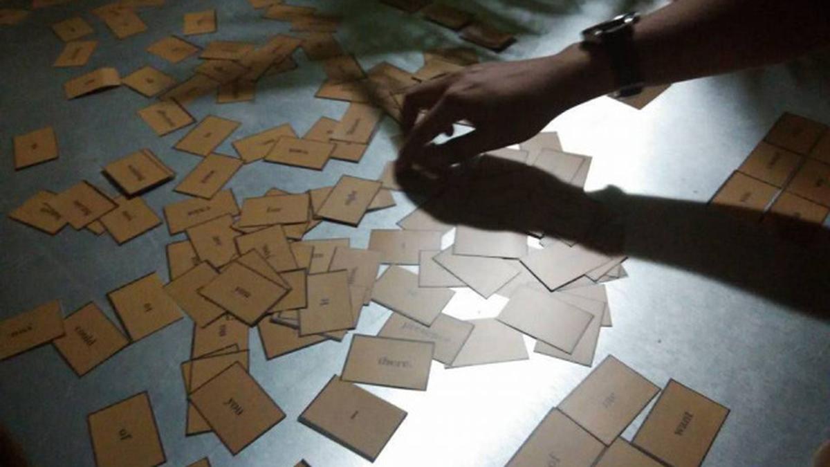 An installation by Jazeela Basheer based on Mathilukal, a novel by ...