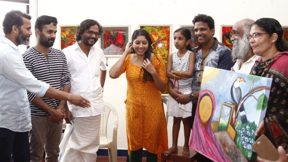 Painting the portrait of an artist on screen - The Hindu