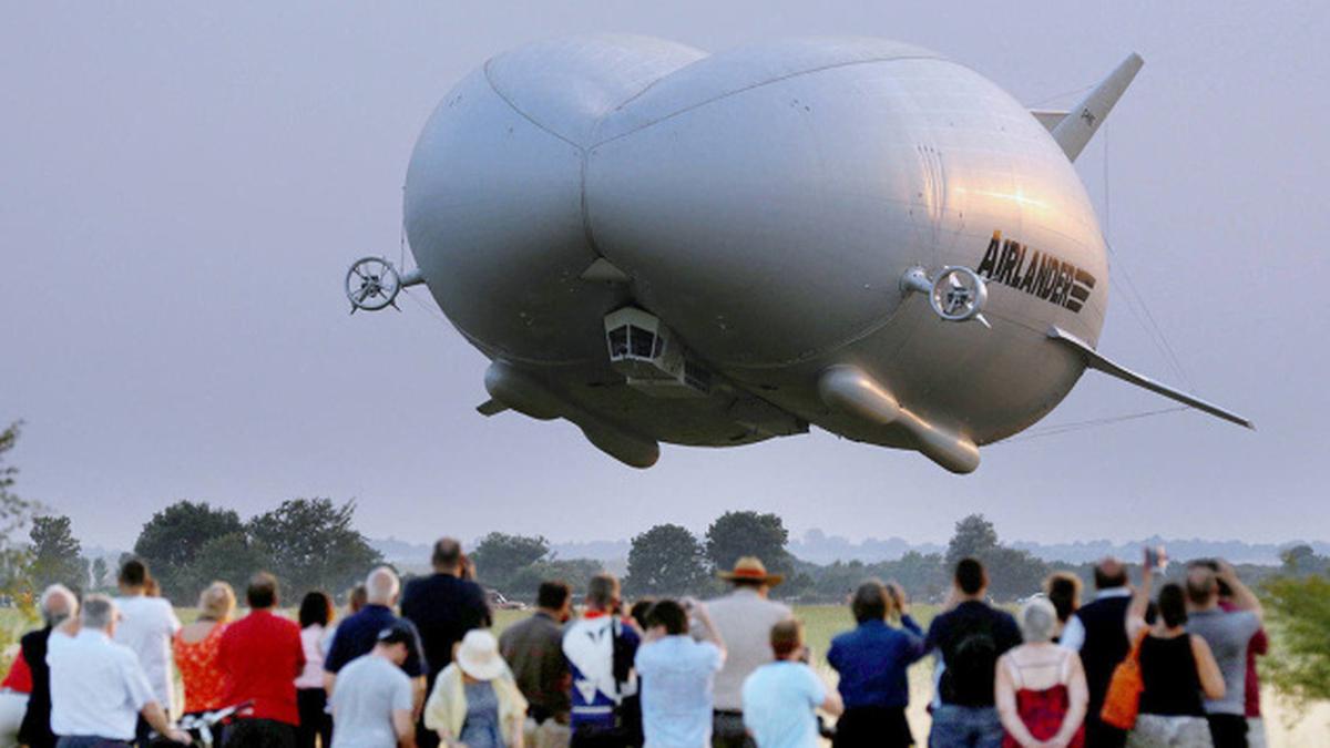 Giant hybrid airship takes off for first time - The Hindu