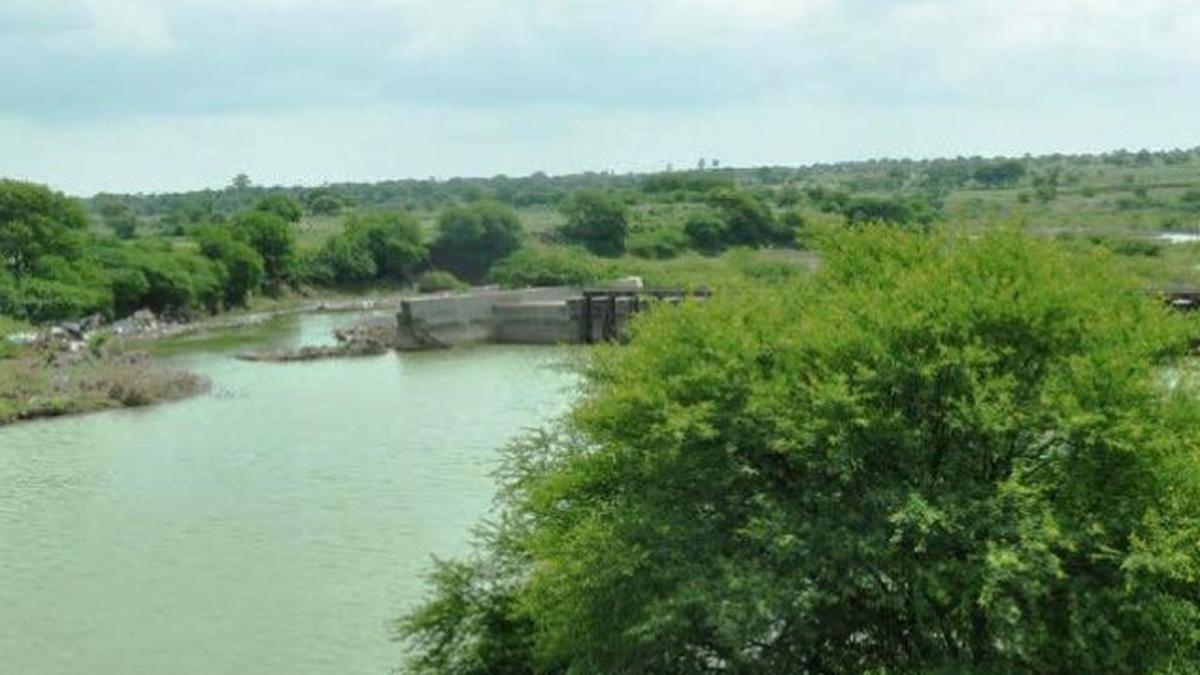 River Manjra breaches embankment in Bidar - The Hindu