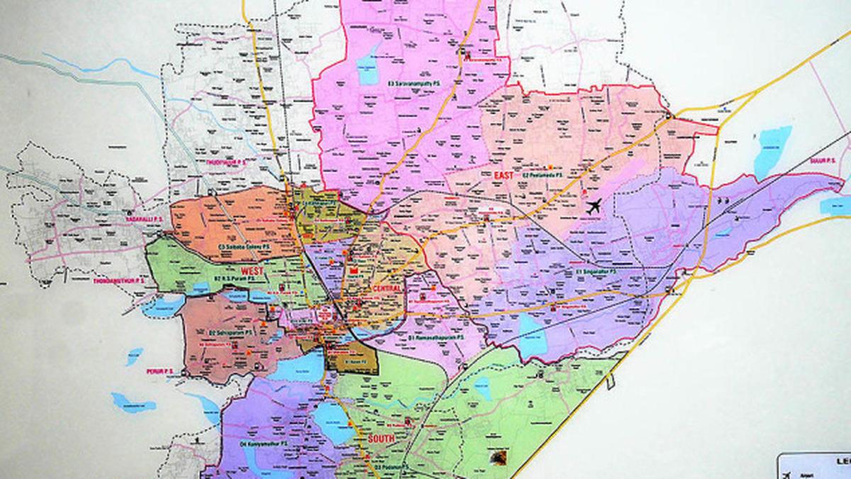 City police come up with new map - The Hindu