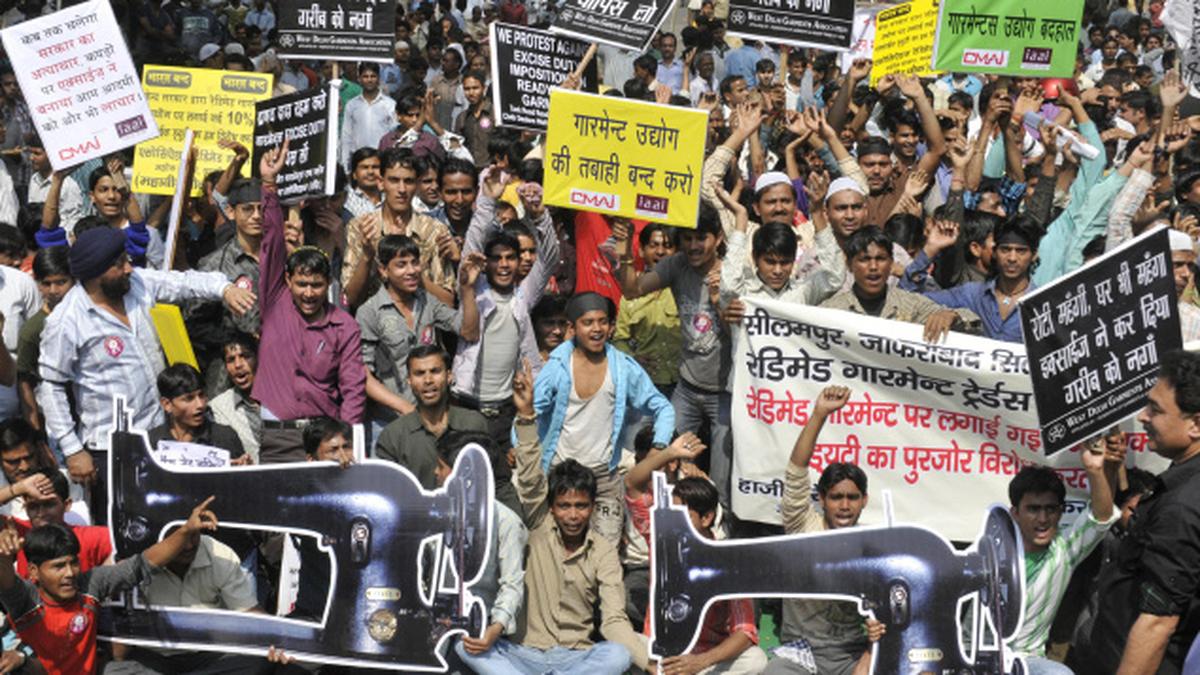 Garment manufacturers' nationwide strike enters second day - The Hindu