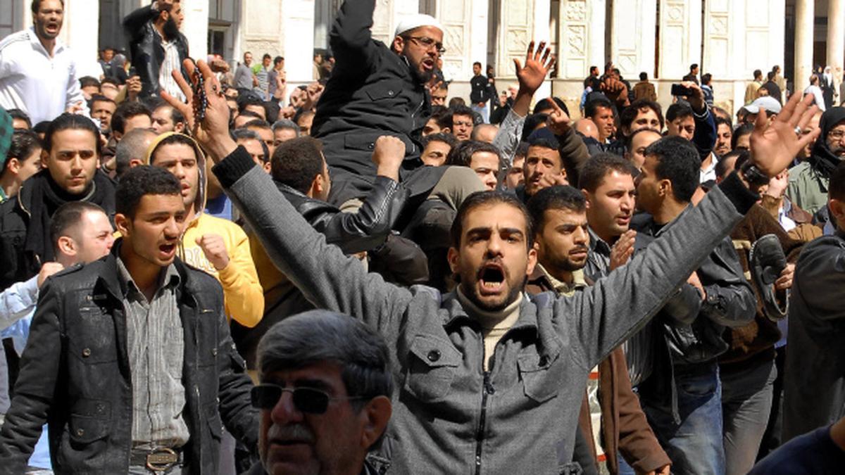 Troops open fire as protests explode across Syria - The Hindu