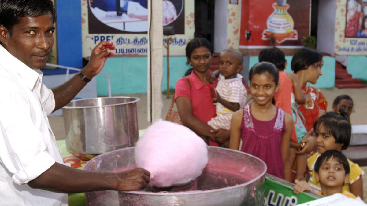 The cotton candy man comes to Chennai - The Hindu