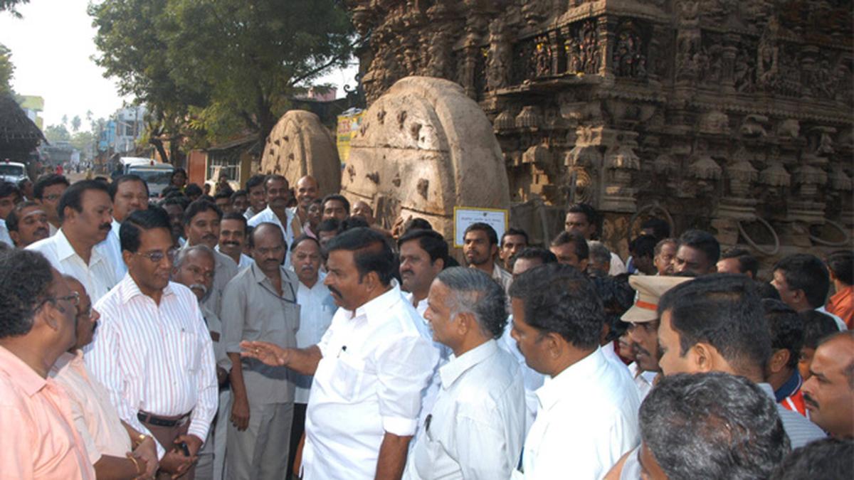 Lalgudi temple car to roll out after 75 years - The Hindu