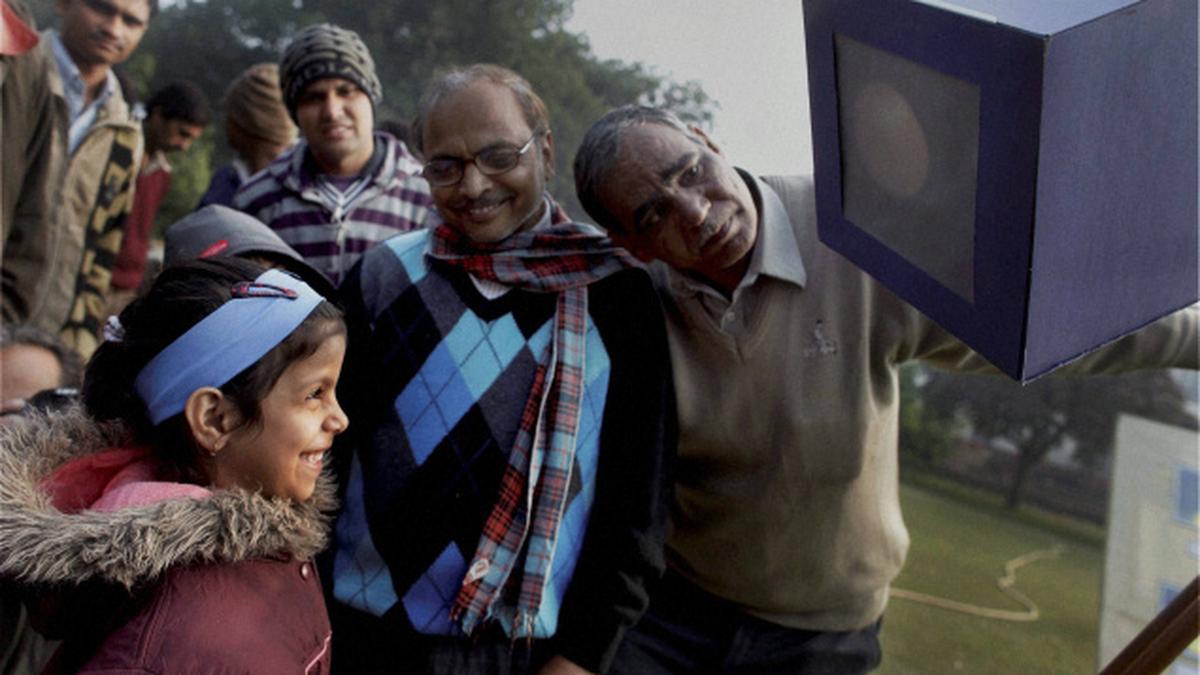 Cloudy sky hits visibility of eclipse in India - The Hindu