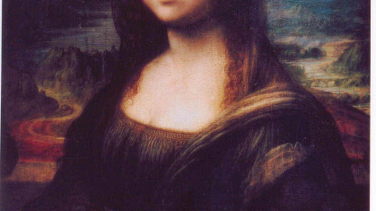 Mona Lisa backdrop “unveiled” - The Hindu