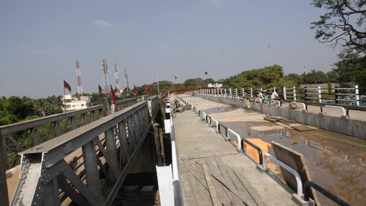 Overbridge at Perambur Loco Works to be opened next month - The Hindu