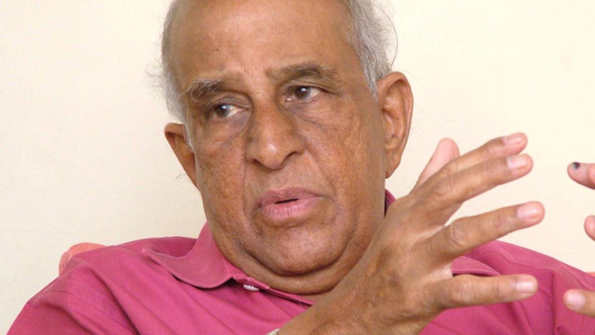 K. Rajagopal passes away - The Hindu