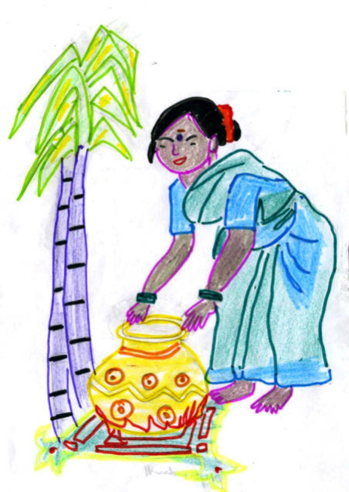 Drawings from in and around Madurai - The Hindu