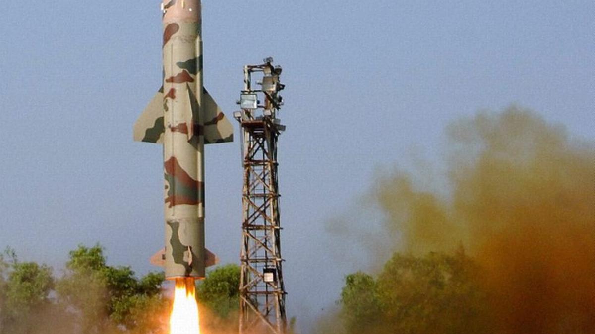 Two Prithvi-II missiles test-fired successfully - The Hindu