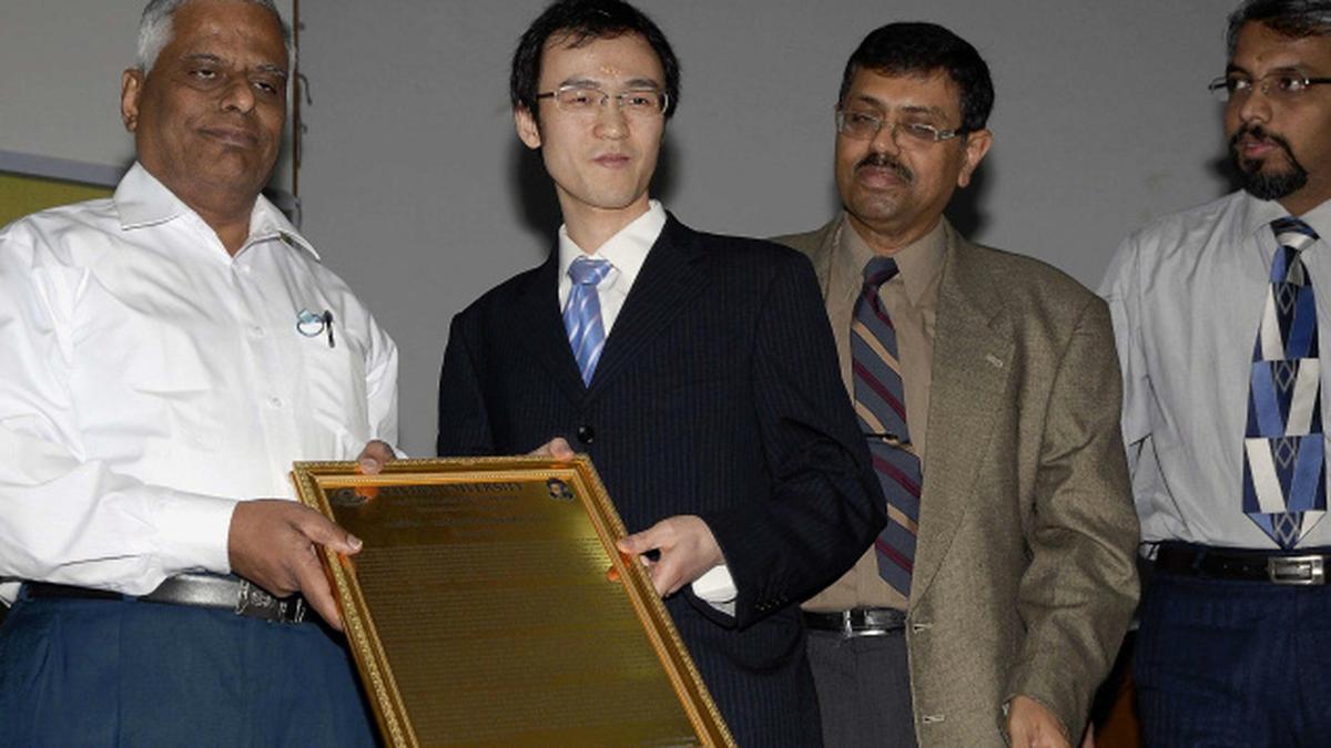 Ramanujan Award presented to Harvard Professor - The Hindu