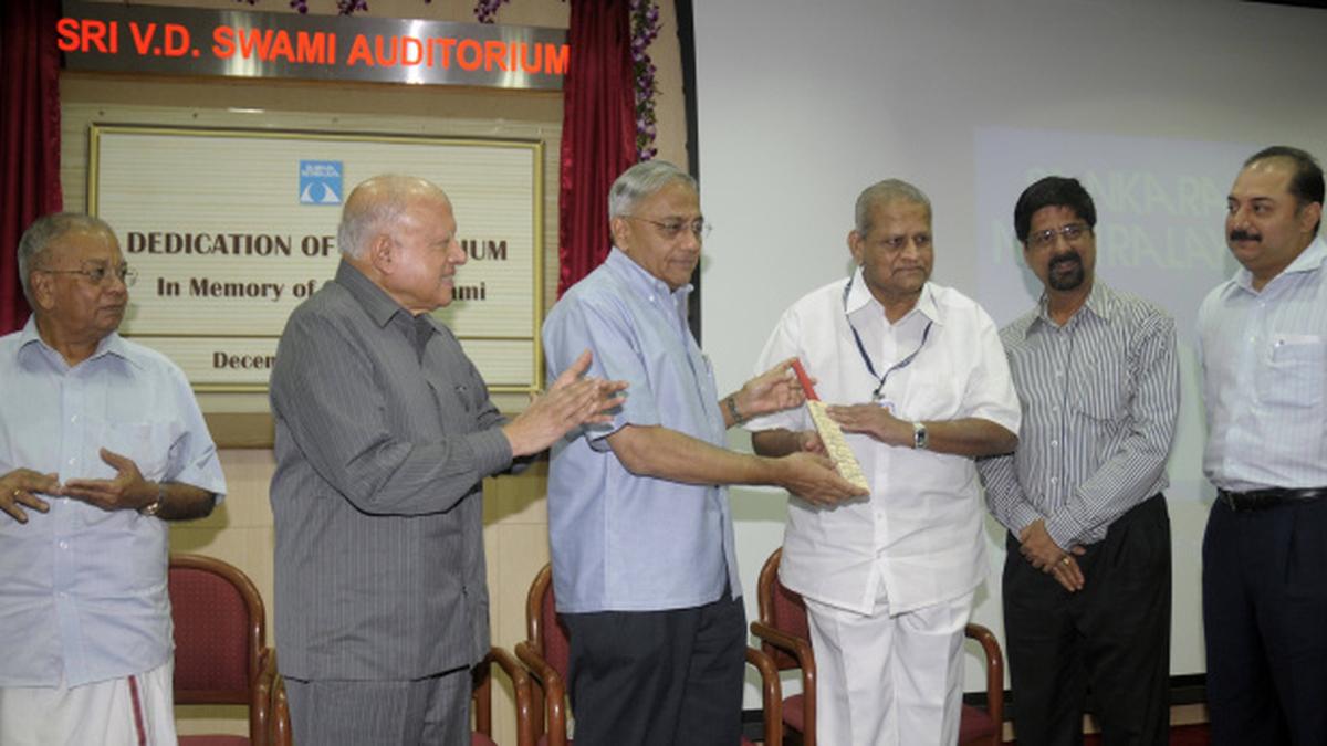 V.D. Swami's contributions to noble causes recalled - The Hindu