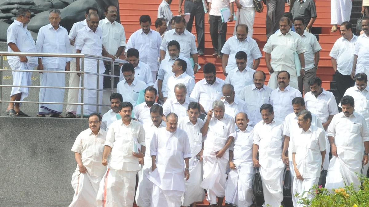 UDF walkout over lottery row - The Hindu