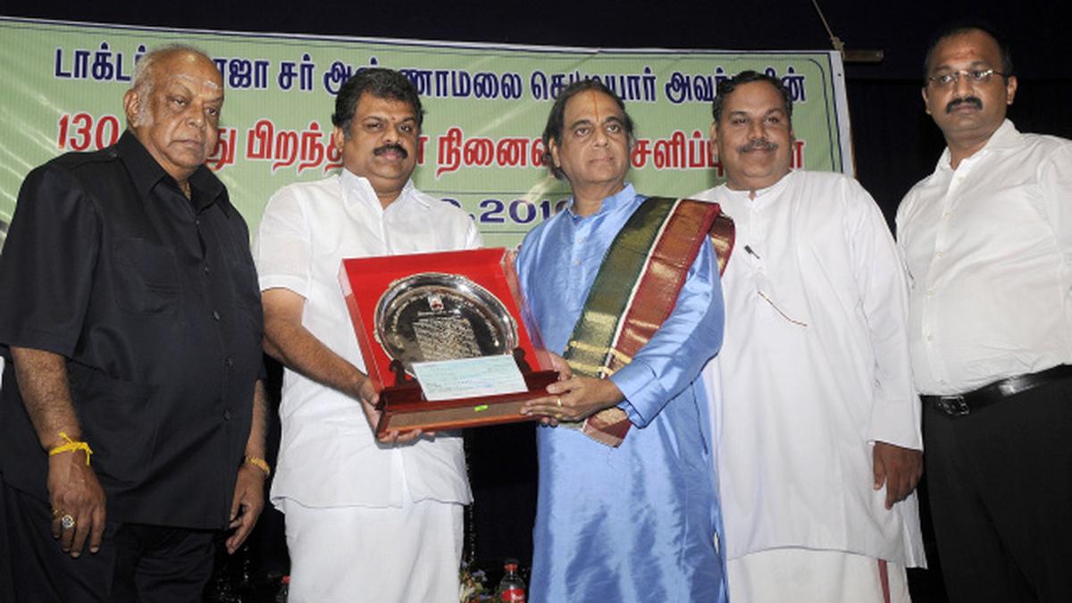 Vasan lauds contributions of Rajah Sir Annamalai Chettiar - The Hindu