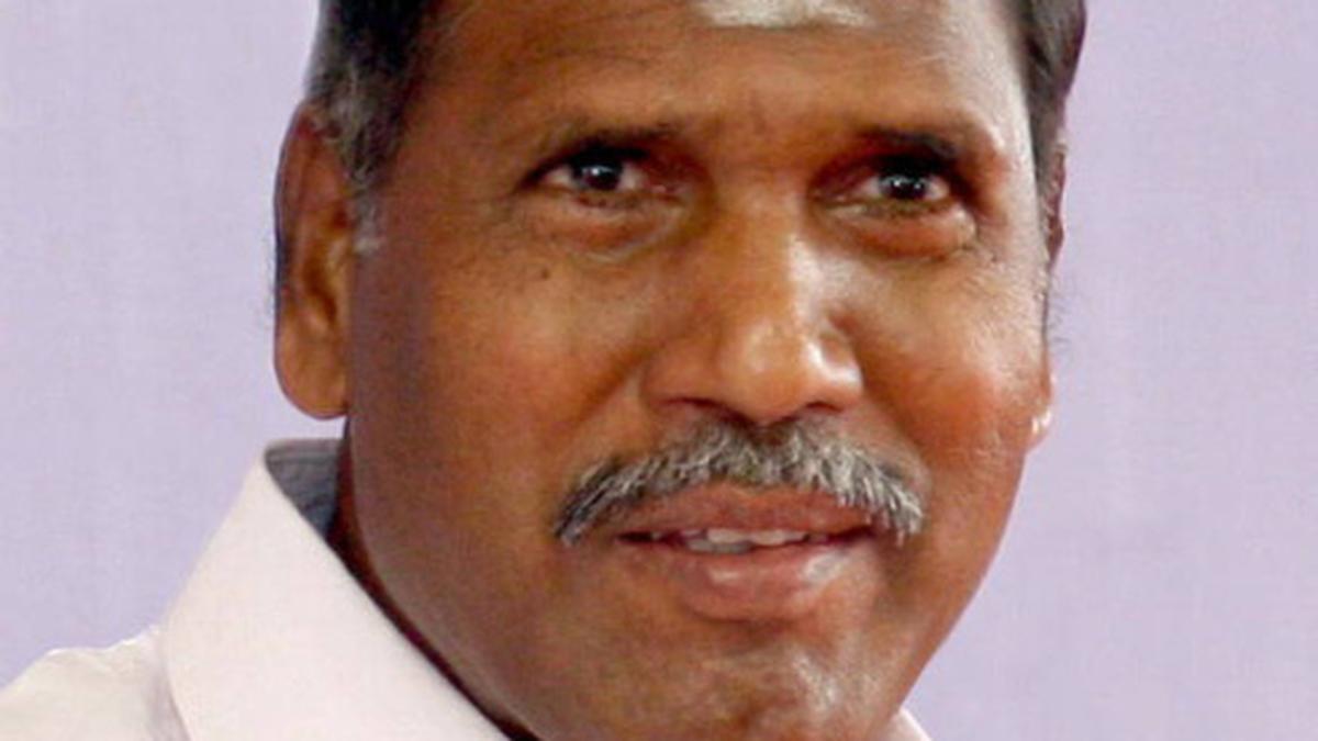 High Command re-inducts Rangasamy into AICC - The Hindu