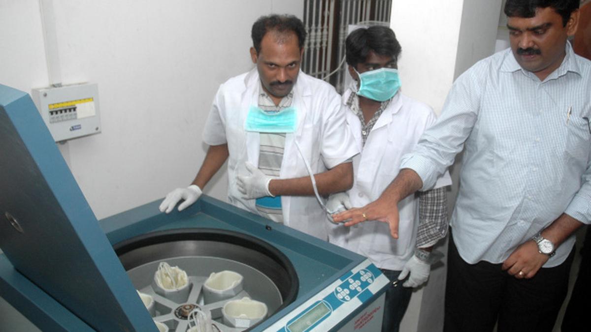 Platelet separation machine made operational - The Hindu