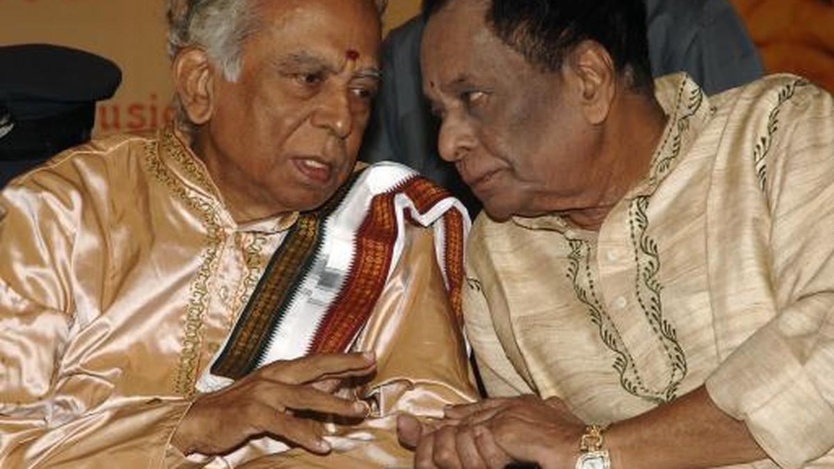 Lalgudi Jayaraman honoured - The Hindu