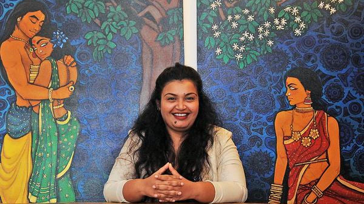 Artist Smitha Menon's works derive heavily from Indian mythology - The Hindu