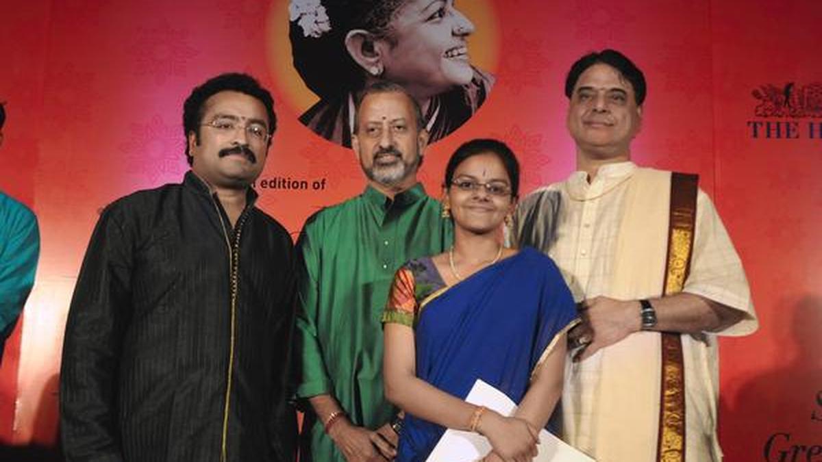 Dharani Veeraraghavan wins MSS Award regional finals - The Hindu